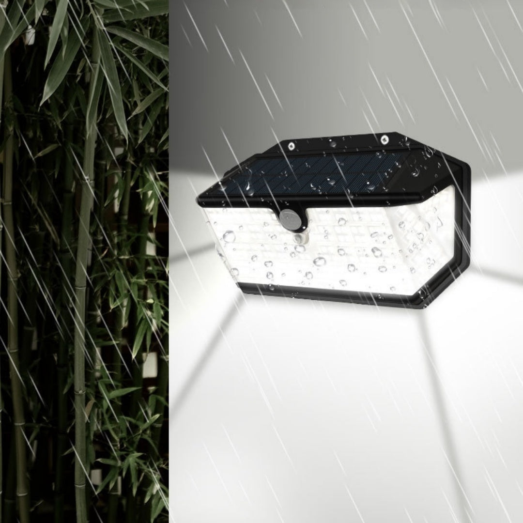 Solar Outdoor Courtyard Human Body Induction Five-sided LED Light ...